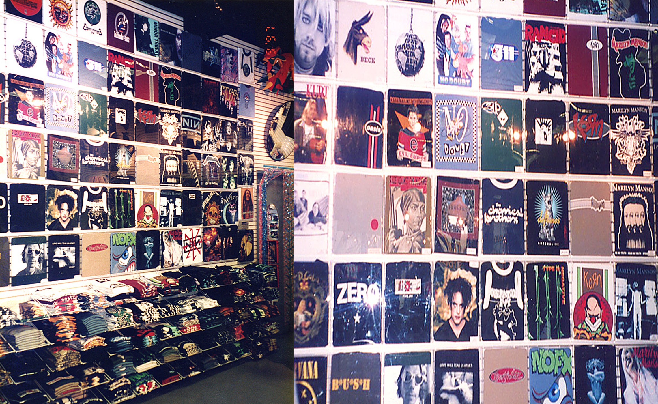 1990 // You ask – we listen. We bring in music tees, and the rock wall ...